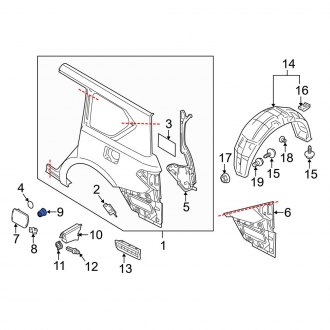 Infiniti QX56 Fuel Doors & Parts — CARiD.com