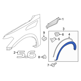Infiniti QX80 Replacement Fender Moldings & Trim — CARiD.com