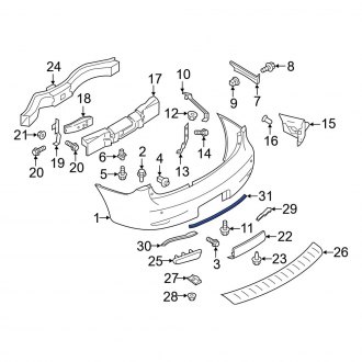 Infiniti QX80 Replacement Bumper Moldings & Trim — CARiD.com