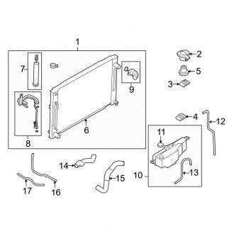 2009 Infiniti G37 OEM Engine Cooling Parts - Radiators | CARiD