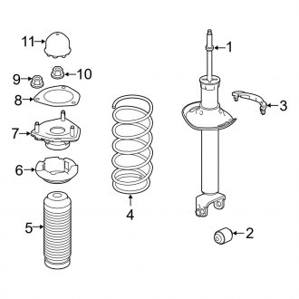 2015 Infiniti Q50 OEM Suspension Parts - Shocks, Struts | CARiD