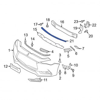 Infiniti Q50 OEM Bumpers | Genuine Front & Rear Bumpers — CARiD.com