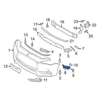 Infiniti Q60 OEM Bumpers | Genuine Front & Rear Bumpers — CARiD.com
