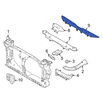 Infiniti Radiator Support Covers | Upper, Front — CARiD.com