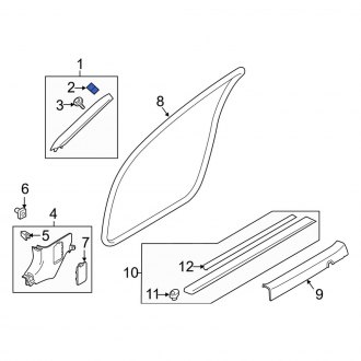 Infiniti FX37 Fender Support Braces & Hardware — CARiD.com