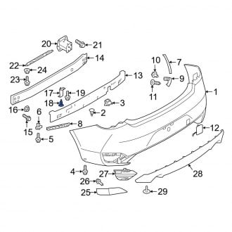 Infiniti FX35 OEM Bumpers | Genuine Front & Rear Bumpers — CARiD.com