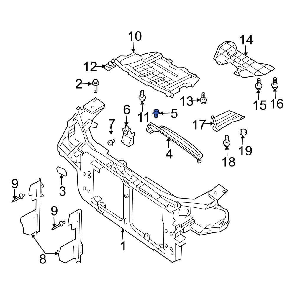 Infiniti OE 11296AG000 - Engine Air Intake Hose Clip