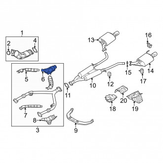 Infiniti G37 OEM Exhaust Parts | Systems, Tips, Pipes — CARiD.com