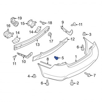 Infiniti FX35 OEM Bumpers | Genuine Front & Rear Bumpers — CARiD.com