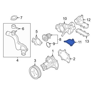 Infiniti QX80 Thermostat Housings & Filler Necks — CARiD.com