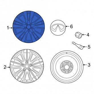 Infiniti M56 Replacement Factory Wheels & Rims - CARiD.com