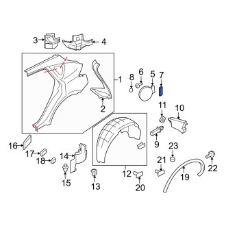 Infiniti QX60 OEM Quarter Panels & Parts | Rear & Front — CARiD.com