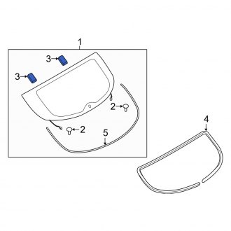 Infiniti Car Window Hardware | Clips, Brackets, Hinges — CARID.com