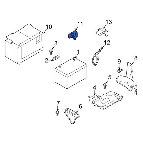 Infiniti OE 294G01JA0A - Battery Current Sensor