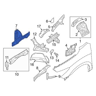 Infiniti QX60 Replacement Chassis Frames & Rails | CARiD