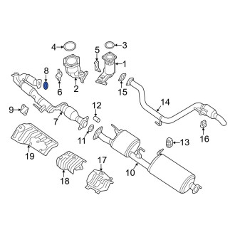 Infiniti Q50 OEM Exhaust Parts | Systems, Tips, Pipes — CARiD.com