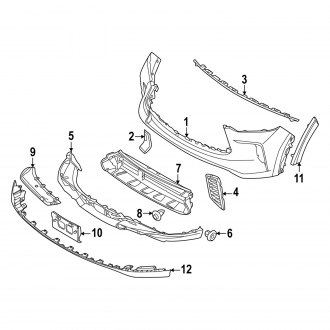 2022 Infiniti QX60 OEM Bumpers - Front & Rear | CARiD