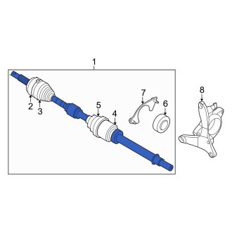 Infiniti QX60 OEM Driveline & Axle Parts - Hubs, CV-Joints | CARiD