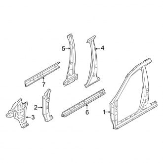 2022 Infiniti QX60 OEM Chassis Frames & Body Parts | CARiD