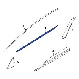 Infiniti QX60 Door Moldings | Side, Edge, Belt – CARiD.com