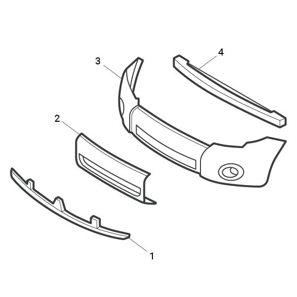 2021 Ford Bronco Sport Replacement Front Bumpers & Components — CARiD.com