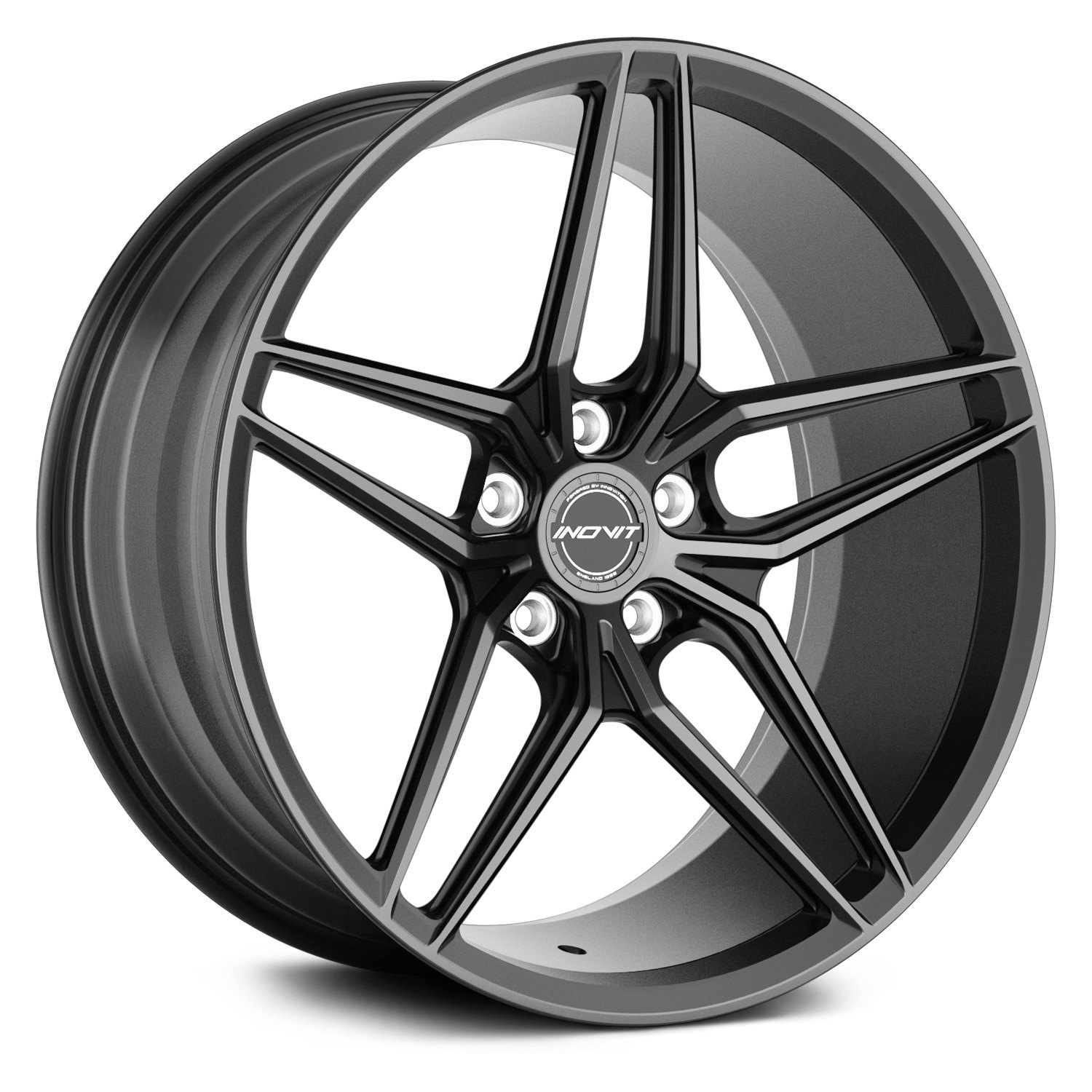 INOVIT® YSM-068 VECTOR II Wheels - Black with Machined Face and Milled ...