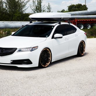 VIP-Style Slammed Acura TLX on Gold Plated Custom Wheels — CARiD.com ...