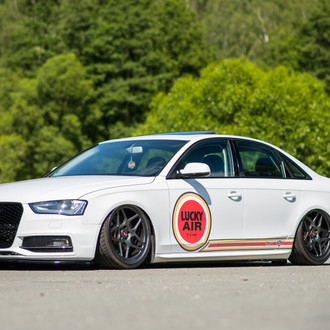 Wide Audi A4 Allroad Fenders With Perfectly Fitted Rotiform Custom ...