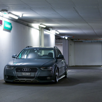 Wide Audi A4 Allroad Fenders With Perfectly Fitted Rotiform Custom ...