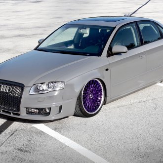 Bold Matte Gray Audi A4 Allroad Rolling on Air Suspension and ADV1 ...