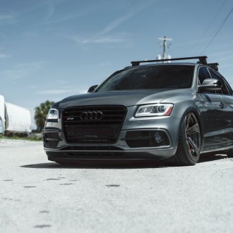 Extremely Lowered Audi SQ5 Rocking Large Rotiform Custom Wheels — CARiD ...