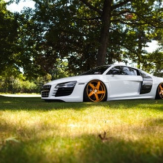 Bold Audi R8 With Gold ADV.1 Custom Wheels | CARiD.com Gallery