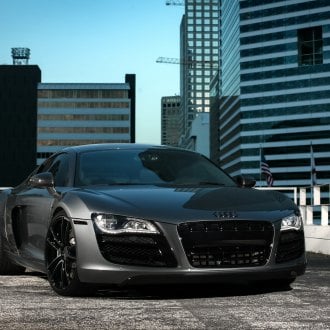 Pure White Audi R8 On Black Custom Wheels by Exclusive Motoring | CARiD ...