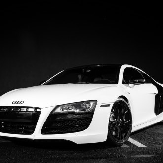 Slammed Audi R8 Convertible on Rohana RF2 Wheels — CARiD.com Gallery