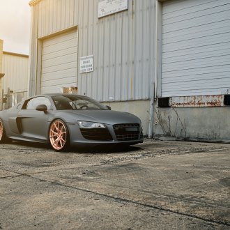 Air Lifted Audi R8 on Vossen VPS315 Custom Rims — CARiD.com Gallery