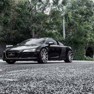 Mighty Matte Black Audi R8 With Custom Body Kit and Air Suspension ...