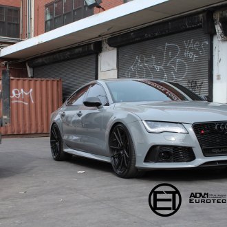 Stunning Matte White Audi RS7 Sitting on Black ADV1 Custom Wheels ...