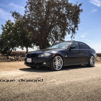 White Lowered BMW 3-Series Gets a Distinctive Look with Gloss Black ...