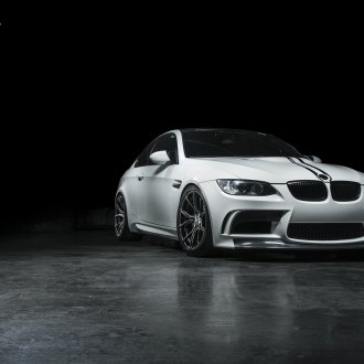 Black and White is Always a Win: BMW 3-Series on Matte Black Vorsteiner ...