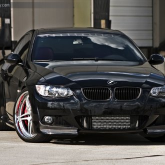 Amazing Contrast: Matte Black Wheels on White BMW 3-Series | CARiD.com ...