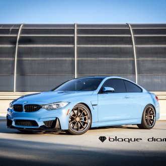 Interesting Color Combination: Blue BMW 4-Series on Bronze Wheels ...