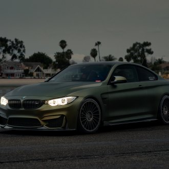 Slammed BMW M4 Coupe on Silver VFS2 Rims by VOSSEN — CARiD.com Gallery