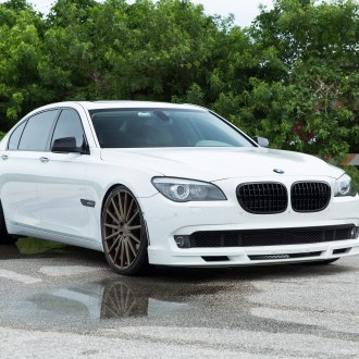 Extremely Stylish White BMW 7-Series on Gunmetal Vossen Rims | CARiD ...