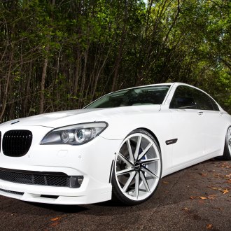 Stylish BMW 750Li on Black Custom Wheels by Exclusive Motoring | CARiD ...