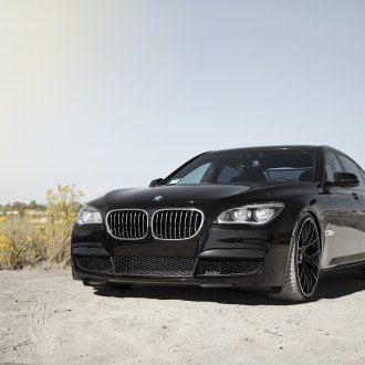 Bespoke Black BMW 7-Series Wearing Custom Vorsteiner Wheels — CARiD.com ...