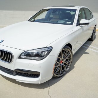 Bespoke Black BMW 7-Series Wearing Custom Vorsteiner Wheels | CARiD.com ...