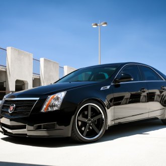 Bespoke Cadillac CTS Sitting on Custom Rims Fitted with Yellow Brake ...