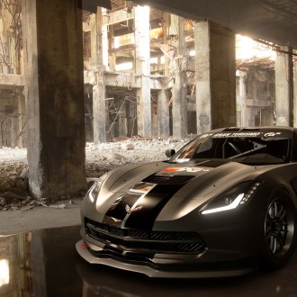 Batman Ride: Black Chevy Corvette Dressed Up in Custom Body Kit | CARiD ...