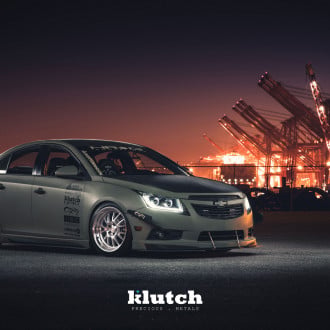 Stanced Chevy Cruze On Classic Style Custom Wheels | CARiD.com Gallery