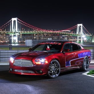 Murdered Out Dodge Charger SRT Gets a Mesh Grille — CARiD.com Gallery